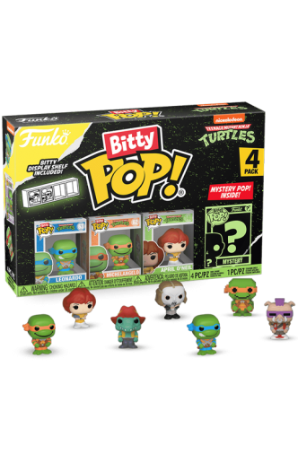 Bitty Pop! Teenage Mutant Ninja Turtles 4 Pack | Universo Funko ...